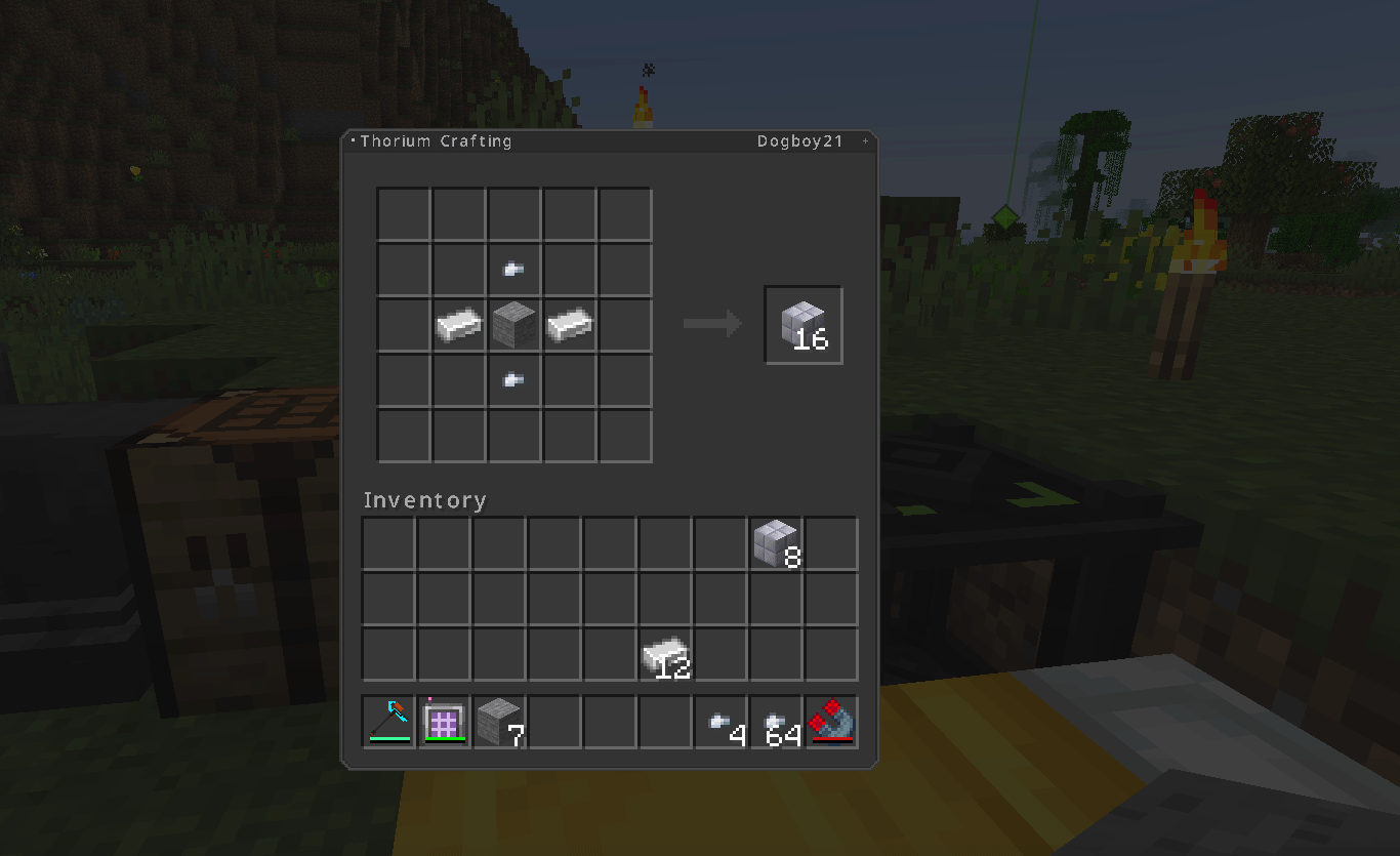 Crafting with right-click only yields half of the output amount · Issue #12 ...